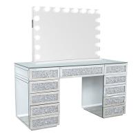 China Modern Makeup Vanity Dressing Table Hollywood Mirror MDF Board for sale