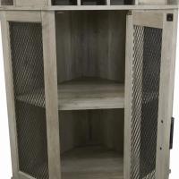 China Wooden Crate Corner Wine Bar Cabinet rack Home Furniture for sale