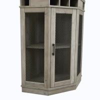 China Wooden Crate Corner Wine Bar Cabinet rack Home Furniture for sale