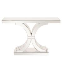 China Accent Crystal Mirrored Console Table Hotel Entryway Furniture for sale