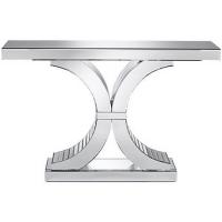 China Accent Crystal Mirrored Console Table Hotel Entryway Furniture for sale