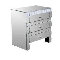 China Custom Mirrored Furniture Console Cabinet 2 3 Drawer Bedside Table for sale