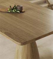 China Solid Oak Wood Rectangle Dining Room Table 8 Seater ODM for sale