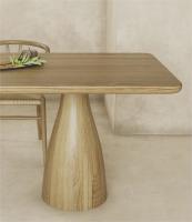 China Solid Oak Wood Rectangle Dining Room Table 8 Seater ODM for sale