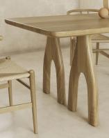 China Solid Oak Wood Rectangle Dining Room Table 8 Seater ODM for sale