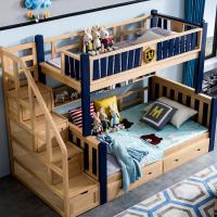 China Wood Kids Teenager Bunk Beds Twin Over Full Bedroom Sets OEM for sale