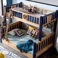 China Wood Kids Teenager Bunk Beds Twin Over Full Bedroom Sets OEM for sale