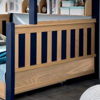 China Wood Kids Teenager Bunk Beds Twin Over Full Bedroom Sets OEM for sale