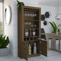 China Industrial Bar Corner Wine Rack Cabinet With Wooden Shelves Wall Mounted Design for sale