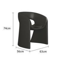 China White Black Wood Celeste Armchair Sofa For Office Dinning Room for sale
