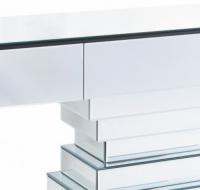 China ODM Mirrored Furniture Slim Console Tables Glass For Hallway Living Room for sale