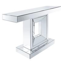 China ODM Mirrored Furniture Slim Console Tables Glass For Hallway Living Room for sale