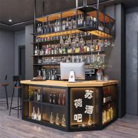 China Mini LED Counter Height Nightclub Bar Table Modern Furniture for sale