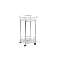 China Metal Modern Drinks Trolley Gold Glass Bar Cart Hotel Food Serving for sale