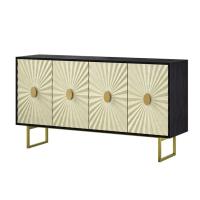 China Living Room Wooden TV Cabinet Sideboard Media Console Buffet Display Unit for sale