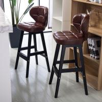 China Upgrade Your Bar with This Modern and Elegant PU Stool in Synthetic Leather for sale