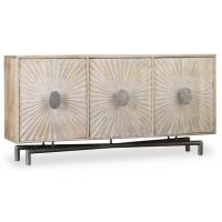 China Customized 40 Inch Buffet Cabinet Black TV Sideboard MDF Material for sale