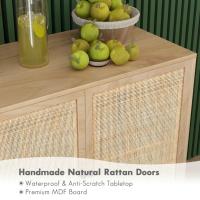 China Decorative MDF Slat Wood Cabinet Sideboard Kitchen Apartment for sale