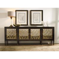 China Black Mirror Credenza Cabinet Sideboard Organizer Set For Living Room TV for sale