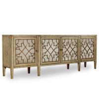 China Black Mirror Credenza Cabinet Sideboard Organizer Set For Living Room TV for sale