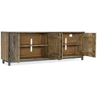 China Custom Wooden Kitchen Sideboard Media Console With Glass Doors for sale