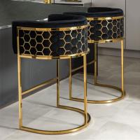 China Modern Custom Living Room Seating Stainless Steel Bar Furniture with High Chrome Base for sale