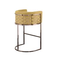 China Modern Custom Living Room Seating Stainless Steel Bar Furniture with High Chrome Base for sale