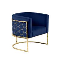 China Modern Custom Living Room Seating Stainless Steel Bar Furniture with High Chrome Base for sale