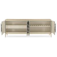China Modern Media Console Buffet Mirrored Living Room Sideboard TV Stand for sale