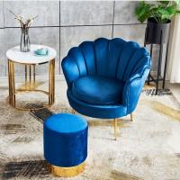 China Velvet Seat Metal Counter Bar Stools Chair for Coffee Shop and Living Room Function for sale