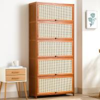 China Bamboo 5 Tier Wooden Shoe Rack Storage Organizer Furniture for sale
