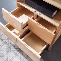 China Wooden Wardrobe Closet Modern Rattan Clothes Storage Cabinet 2 Door Solid Wood 75*58*201cm for sale
