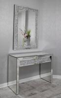 China 24 Inch Rectangle Hanging Full Length Mirror Bathroom With MDF Backboard for sale