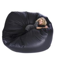 China Outdoor 7Ft Giant Bean Bag Lounge Chair Soft Faux Fur Fabric EPS Fill for sale
