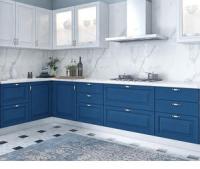 China Modular High Gloss Kitchen Cabinets Acrylic Finish Assembled for sale