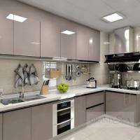China Manufactured Home Kitchen Cabinets And Countertops Acrylic Finish for sale
