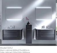 China PVC Plywood Bathtub Floating Bathroom Vanity Modern Cabinets for sale