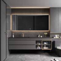 China Cloakroom Floating Bathroom Vanity Toilet Sink Unit Wall Mounted for sale