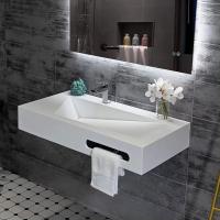 China ODM Wall Hung 36 Inch Bathroom Vanity Corner Basin Unit for sale