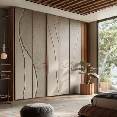 China E1 Particle Board Wardrobe Closet Modern Design Build Incloset for Home Furniture for sale