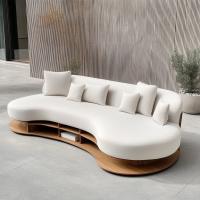 China Italian Velvet Sofa Fabric Leisure Curved Couch Set Modern Unique Living Room Sofa For Modern Lounge for sale