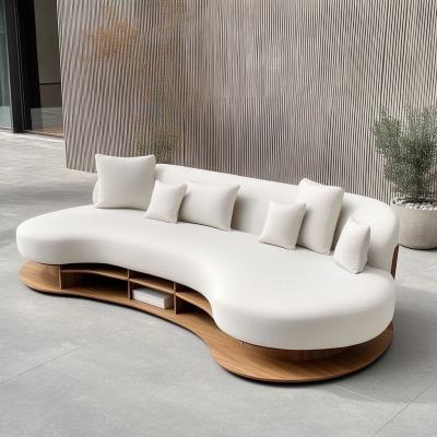 China Italian Velvet Sofa Fabric Leisure Curved Couch Set Modern Unique Living Room Sofa For Modern Lounge for sale