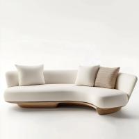 China FOAM Filling Material Luxury Living Room Fabric Sofa Velvet Upholster Sectional Sofa For Home Hotel And End Design for sale