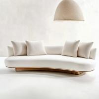 China FOAM Filling Material Luxury Living Room Fabric Sofa Velvet Upholster Sectional Sofa For Home Hotel And End Design for sale