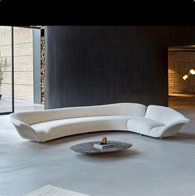 China Corner Sofa Modern Round Cloud Couch Sectional White Living Room Modern Velvet Live Sofa Room Sofa Set Modern for sale