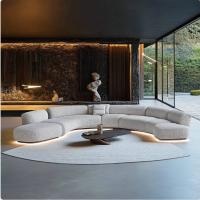 China Corner Sofa Modern Round Cloud Couch Sectional White Living Room Modern Velvet Live Sofa Room Sofa Set Modern for sale
