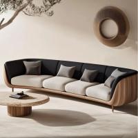 China Modern White Sectional Sofa With Solid Wood Leg Perfect Addition To Home Living Room Furniture for sale