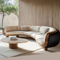China Modern White Sectional Sofa With Solid Wood Leg Perfect Addition To Home Living Room Furniture for sale