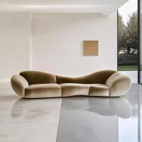 China Corner Sofa Velvet Style Modern Design Living Room U-shaped Hotel Light Luxury Modular Combination for sale