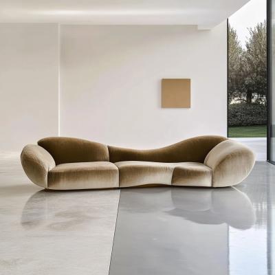 China Corner Sofa Velvet Style Modern Design Living Room U-shaped Hotel Light Luxury Modular Combination for sale